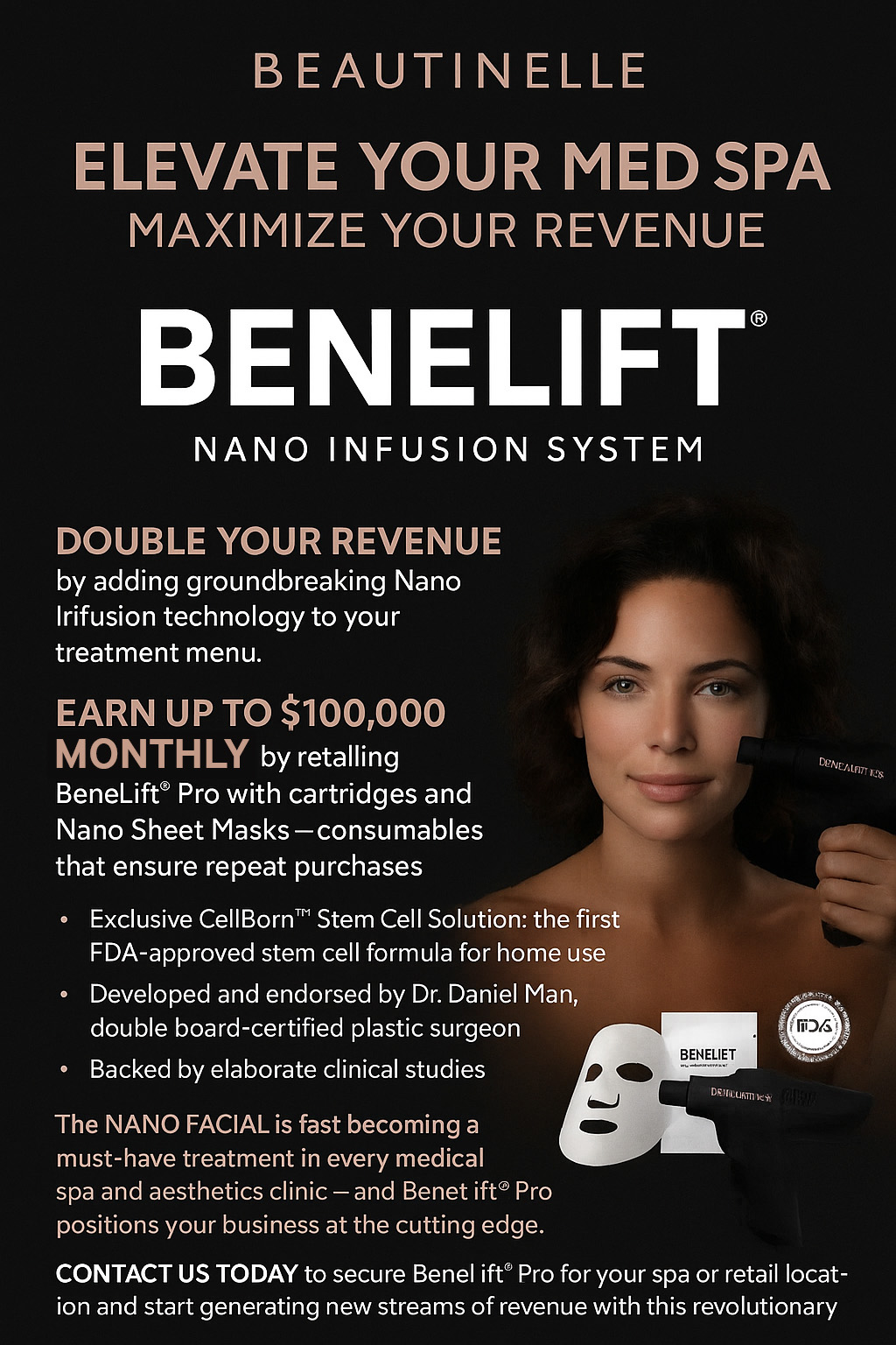 Beautinelle Launches BeneLift Pro: A Groundbreaking FDA-Approved Nano ...